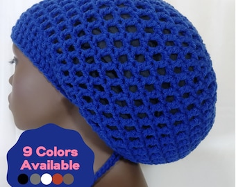 Rasta Dreadlock Crown, Reggae Dreadlock Beanie, Large Crochet Tam Hat ...