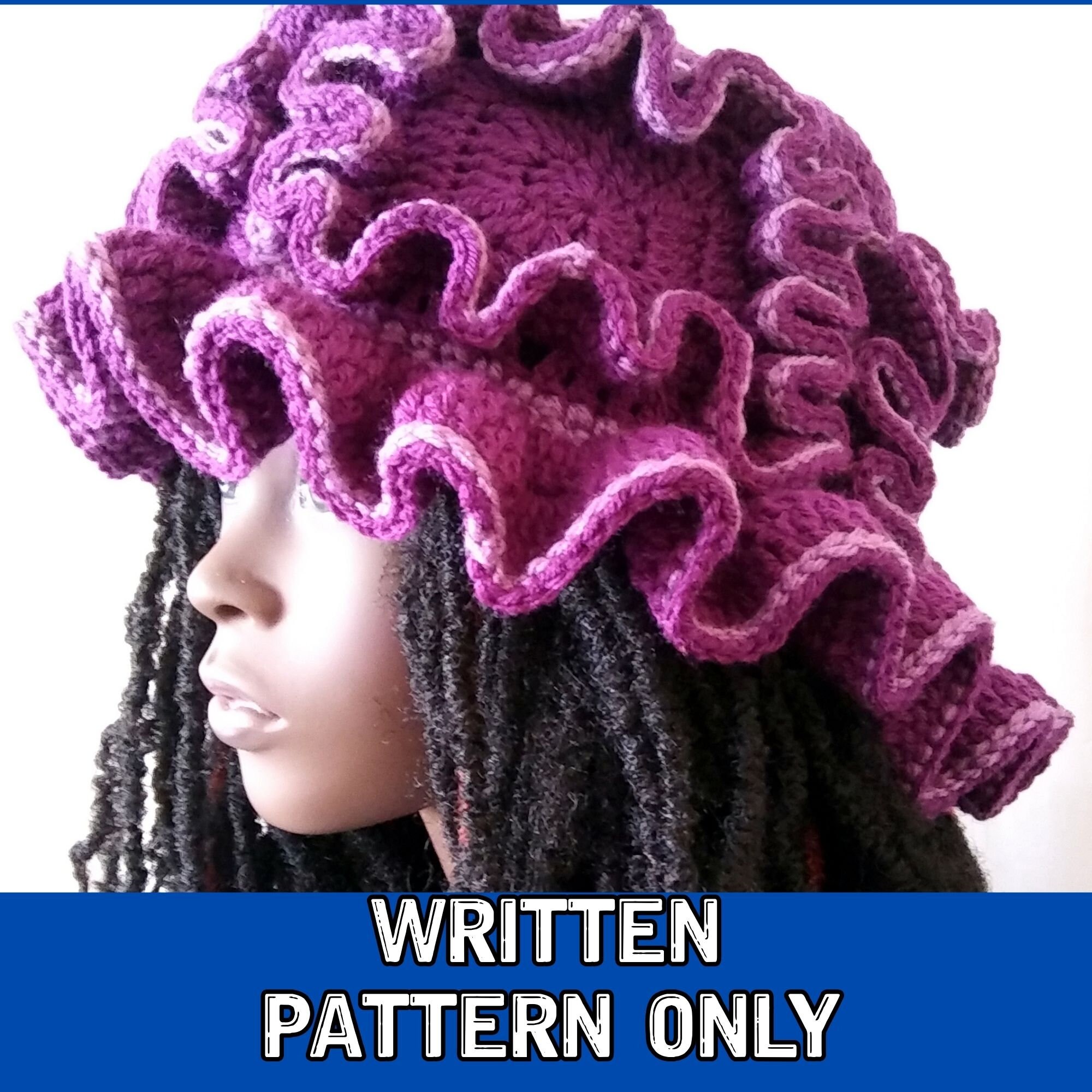 Ultimate Ruffle Bucket Hat Crochet Pattern, PDF Download - Etsy