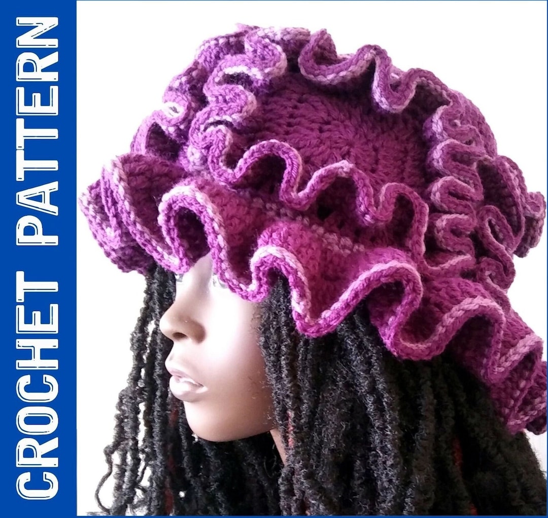 Ultimate Ruffle Bucket Hat Crochet Pattern, PDF Download - Etsy