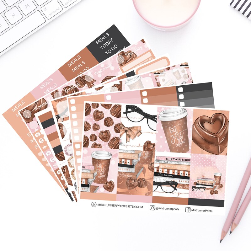 Coffee Planner Stickers - Etsy