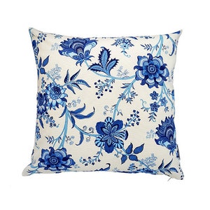 Hamptons Style Cushion Cover, Cover Only, Hampton's Pillows, Blue and ...