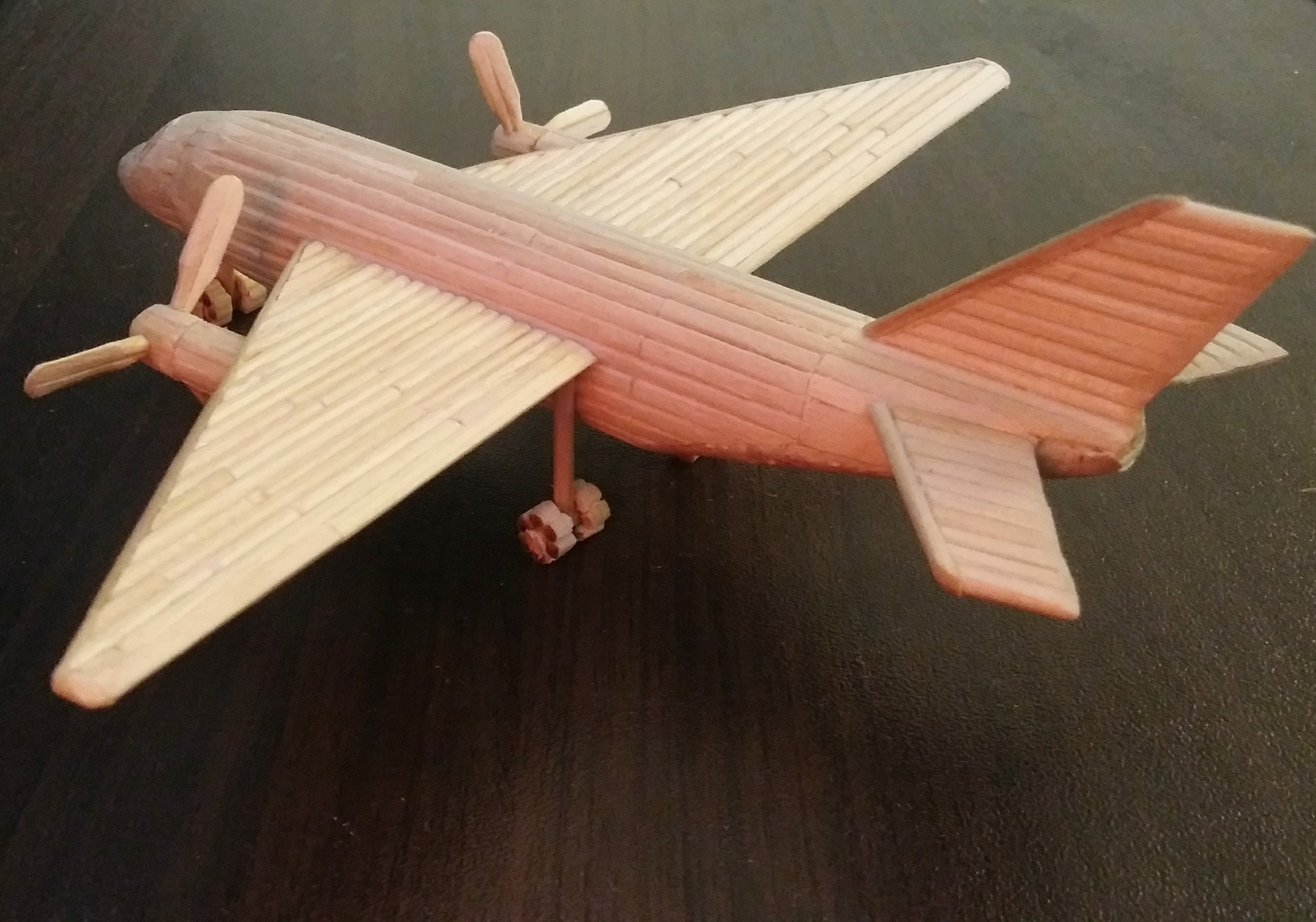 Toothpick Airplane - Etsy