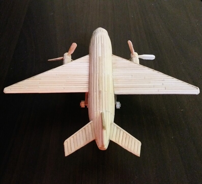 Toothpick Airplane - Etsy