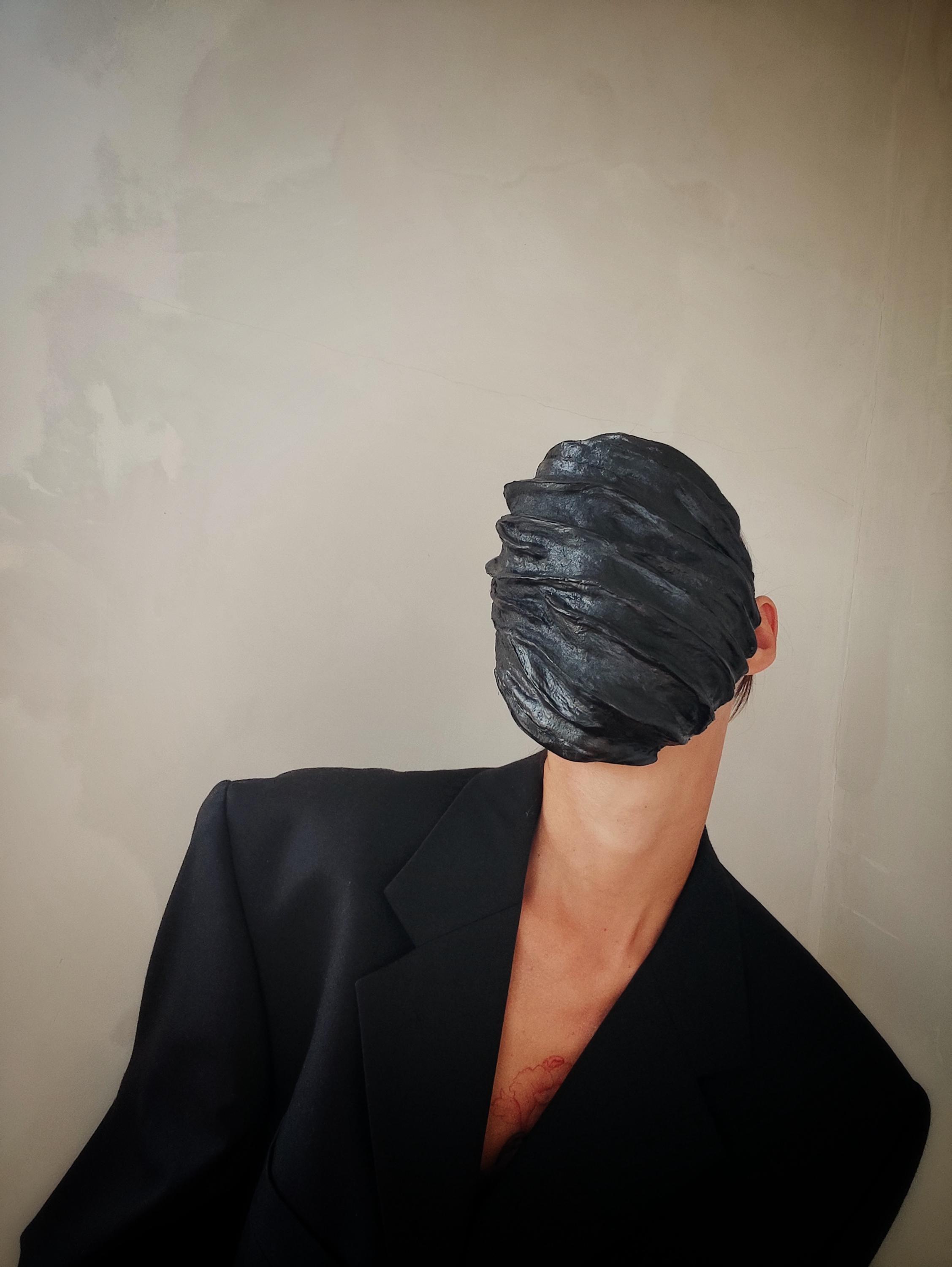 Black Halloween Horror Mask/ Blind Mask/ Full Face Mask/ Scary Mask ...