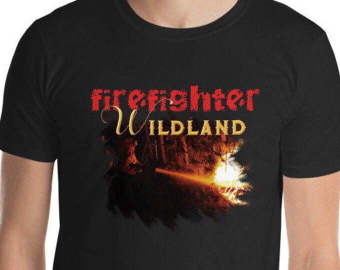 Wildland Fire Crew Shirt, Bigfoot Fire Fighter Tee, First Responder ...