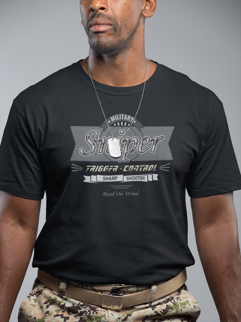 Military Scout Sniper T-shirt for Army Sharpshooters and Marksman ...