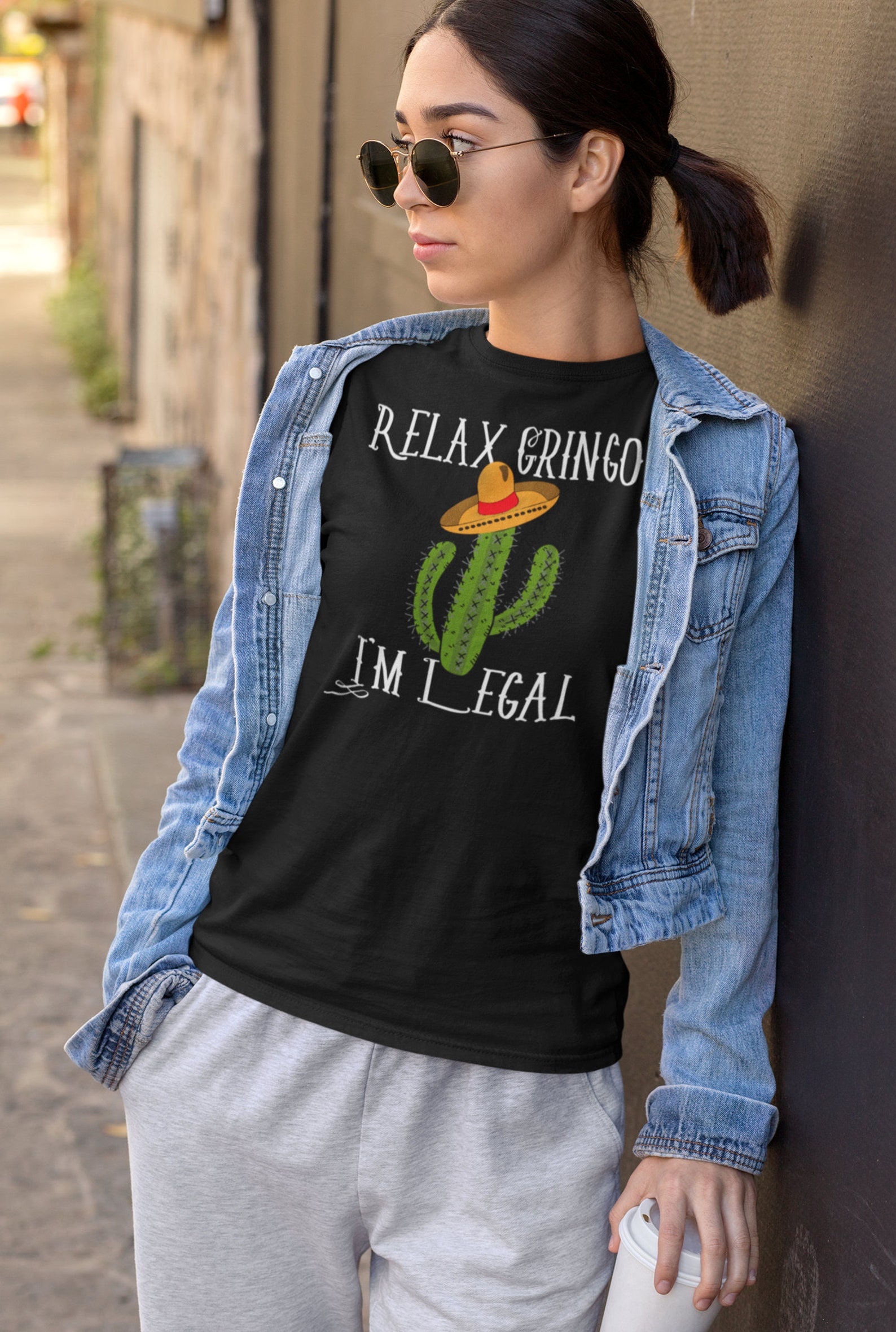 Relax Gringo Im Legal Funny Mexican Gringo T-Shirt | Etsy