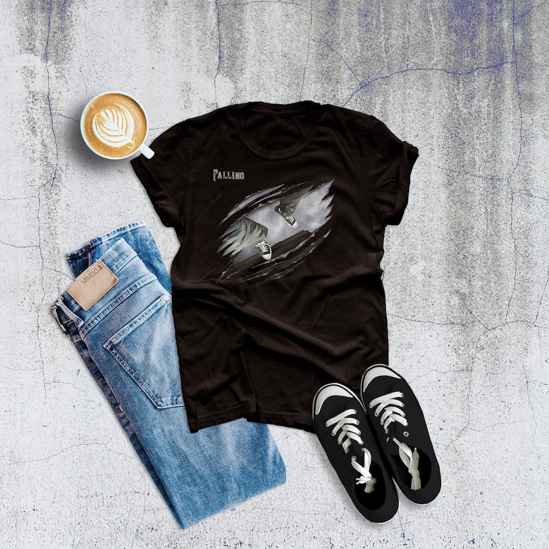 POP SURREALISM ART Shirt Gift Surreal Original Art With Ripped Fabric ...