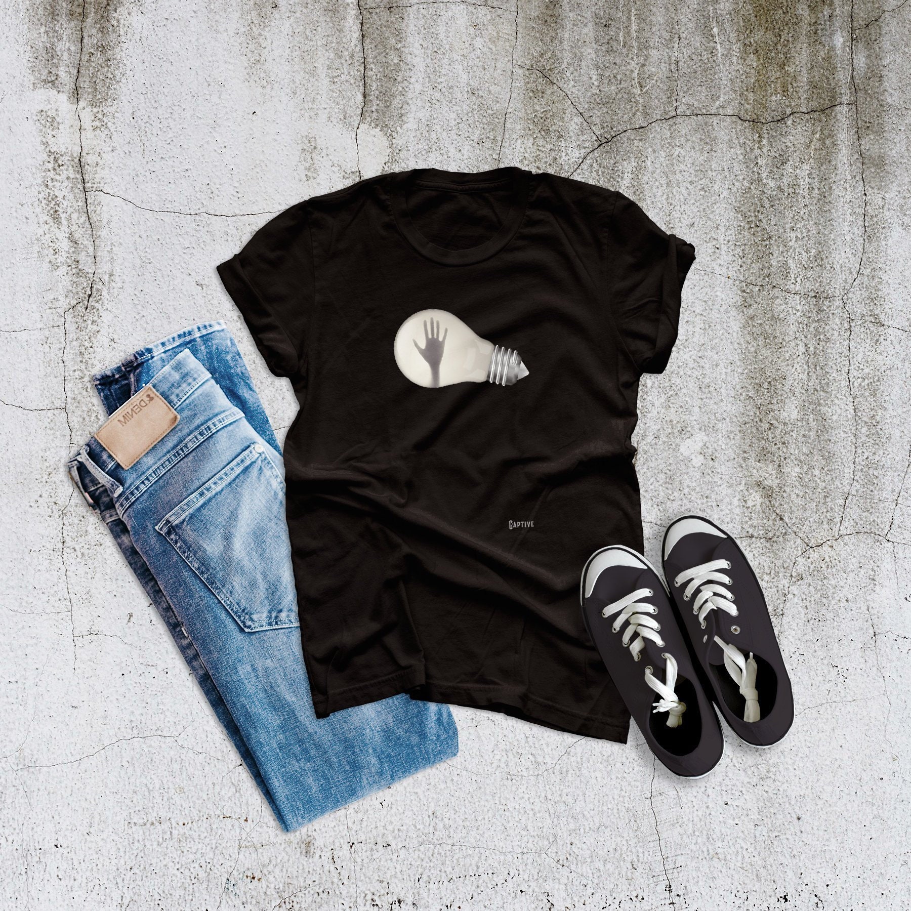 POP SURREALISM & Surreal Original Art T-shirt Surrealist Gifts "captive ...