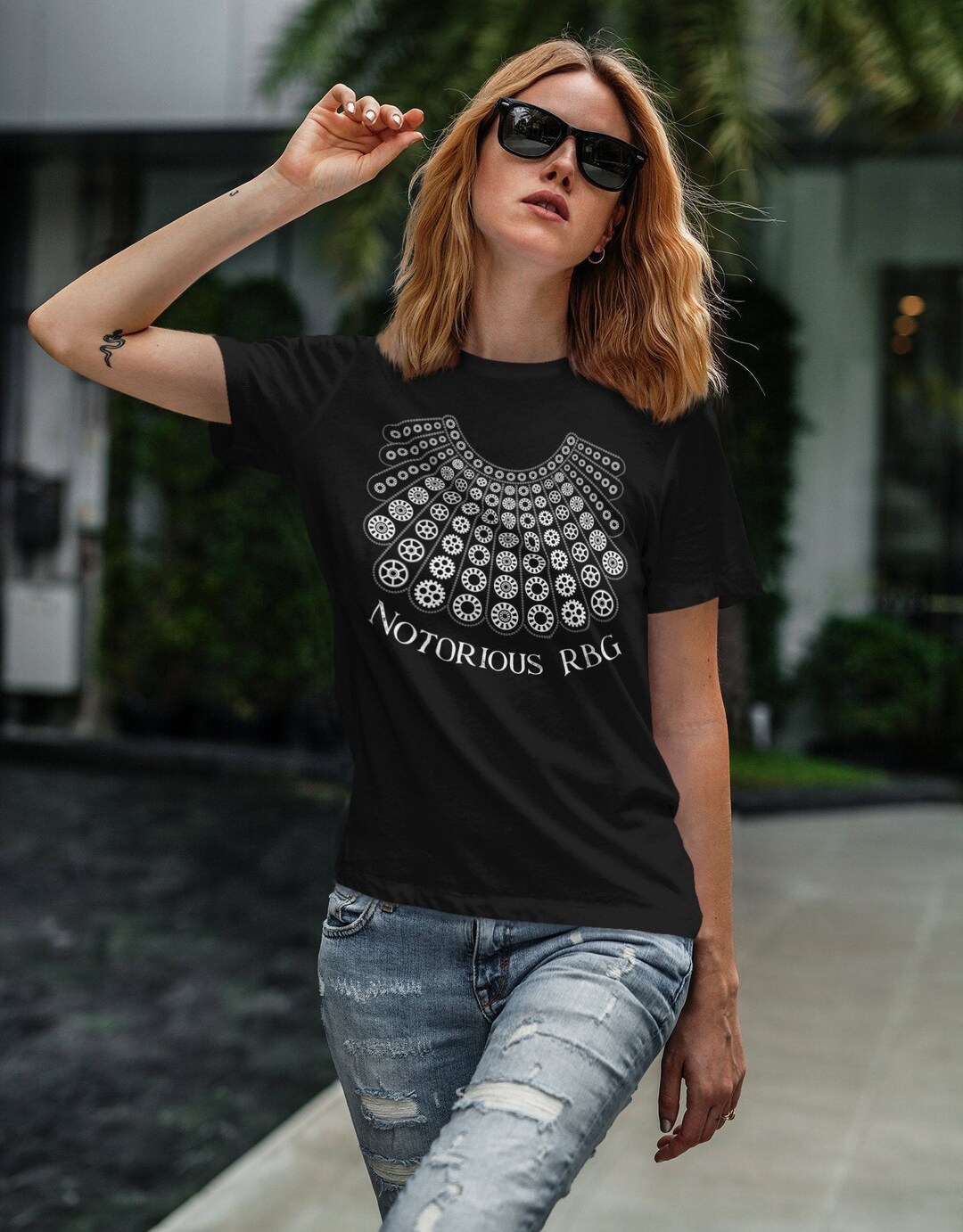The NOTORIOUS RBG Collarette Shirt Ruth Bader Ginsburg RBG Quotes Gift ...