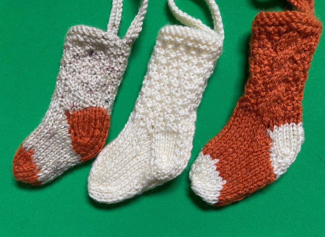 Traditional Scottish Aran Christmas Stockings Perfect for a Wee ...