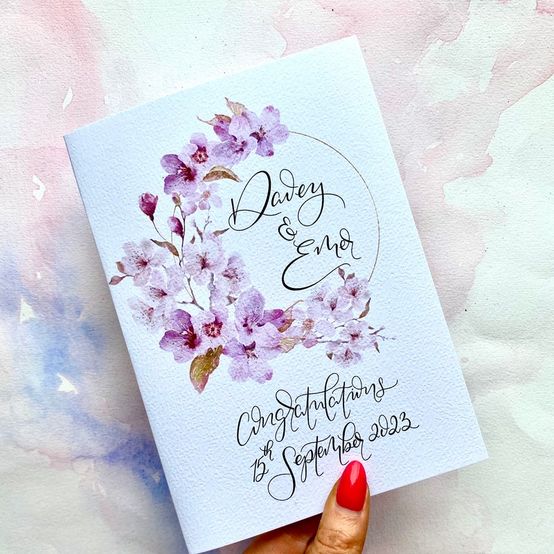 Calligraphy Card - Etsy