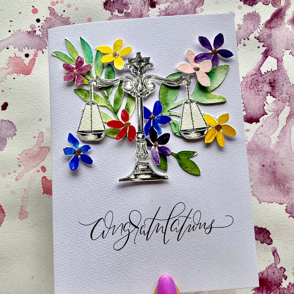 Congratulations Card Lawyer - Etsy