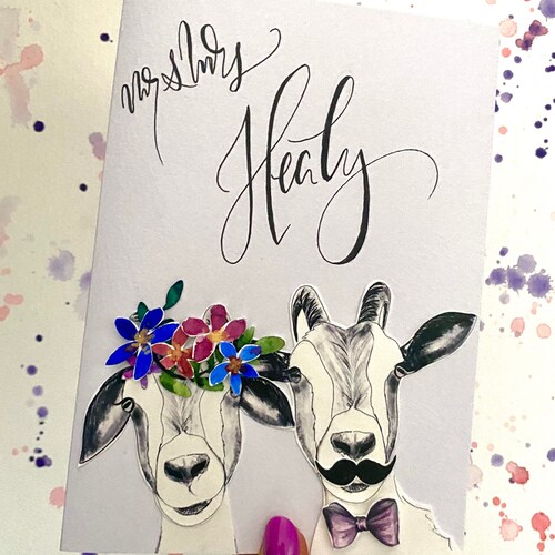 Goats Card - Etsy