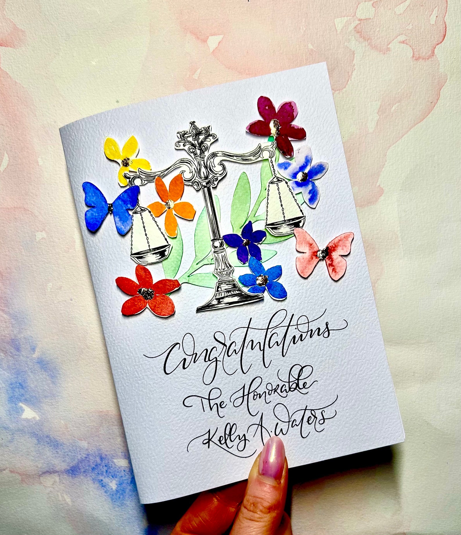 Graduate Congratulations Scales of Justice Card Judge Card Solicitor ...