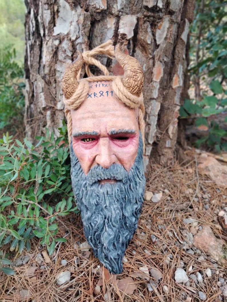 Cabeza De Mimir Dios De La Guerra - Etsy