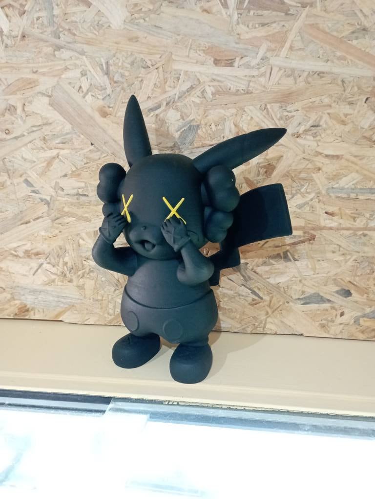 Pikachu X Kaws - Etsy
