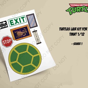 Turtles Lair Kit for Neca Teenage Mutant Ninja Turtles 1/12 - Etsy