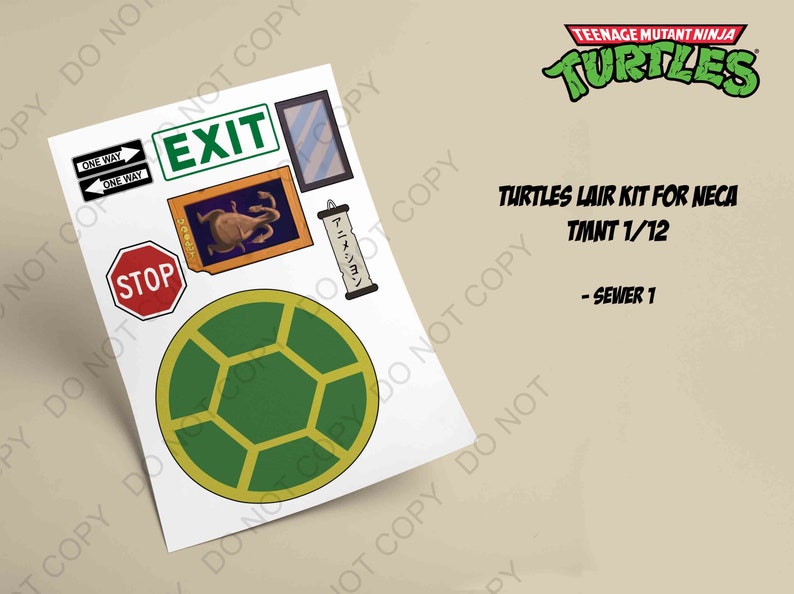 Turtles Lair Kit for Neca Teenage Mutant Ninja Turtles 1/12 - Etsy