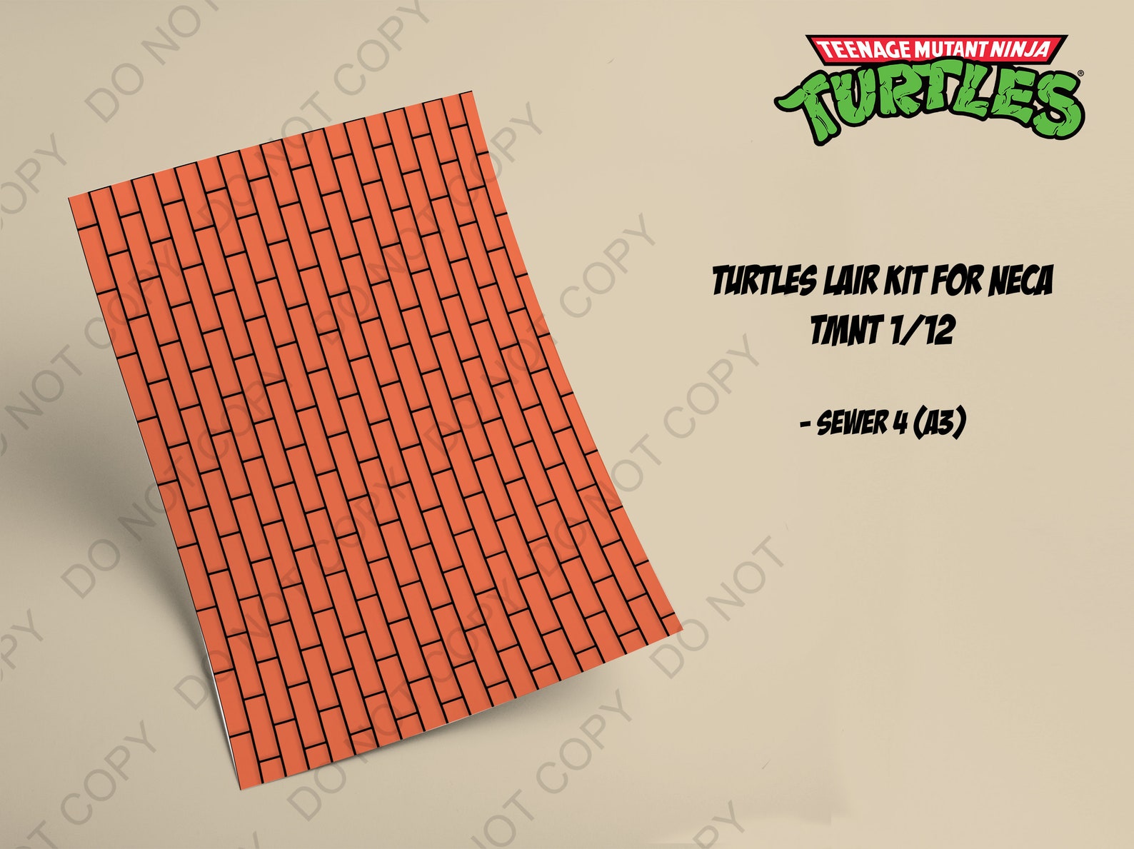 Turtles Lair Kit for Neca Teenage Mutant Ninja Turtles 1/12 - Etsy