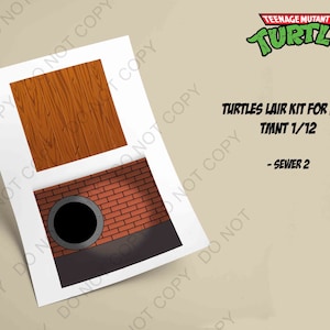 Turtles Lair Kit for Neca Teenage Mutant Ninja Turtles 1/12 - Etsy