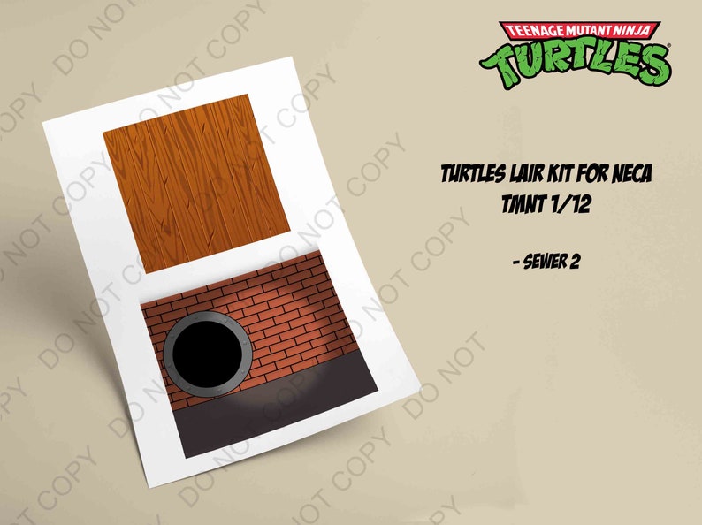 Turtles Lair Kit for Neca Teenage Mutant Ninja Turtles 1/12 - Etsy