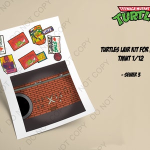 Turtles Lair Kit for Neca Teenage Mutant Ninja Turtles 1/12 - Etsy