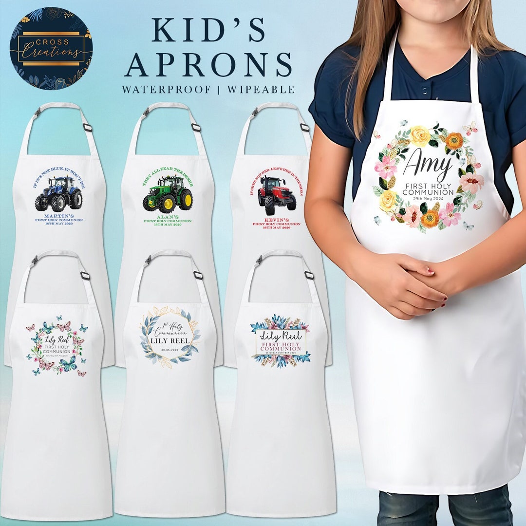First Holy Communion Kid's Apron - Etsy