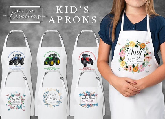 First Holy Communion Kid's Apron - Etsy