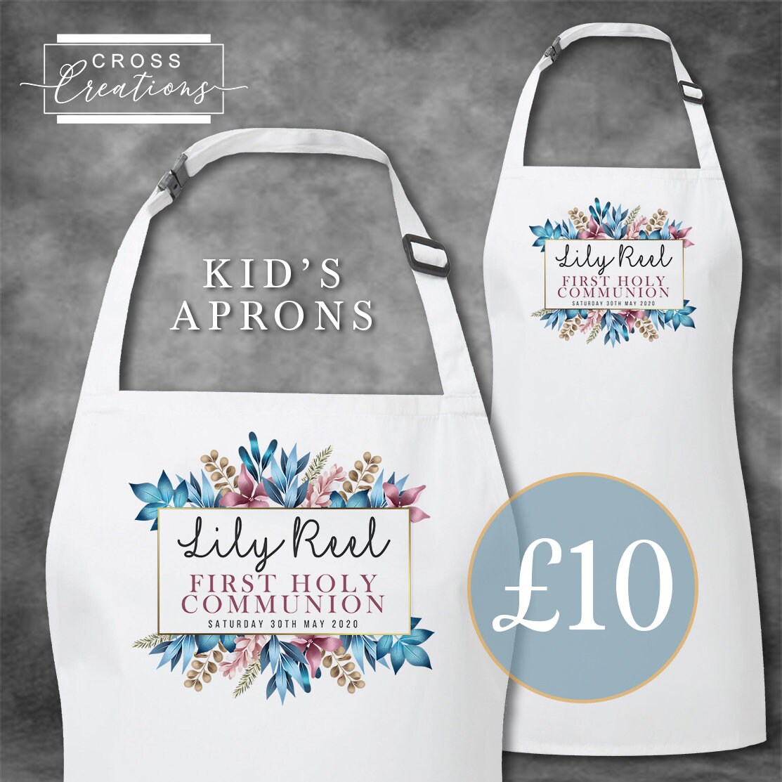 First Holy Communion Kid's Apron - Etsy