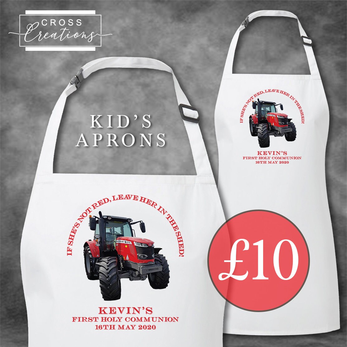 First Holy Communion Kid's Apron | Etsy