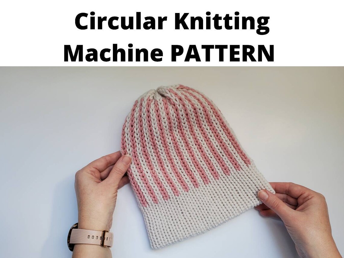 Addi Olympic Hat Machine Knit PATTERN for 40, 46 and 48 Needles| Mommy ...