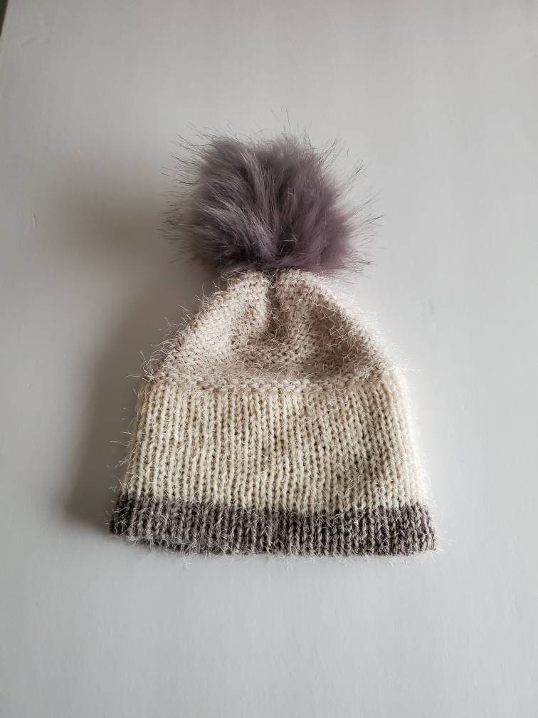Addi Snowball Hat PDF Machine-knitting PATTERN / Sentro Machine Knit ...