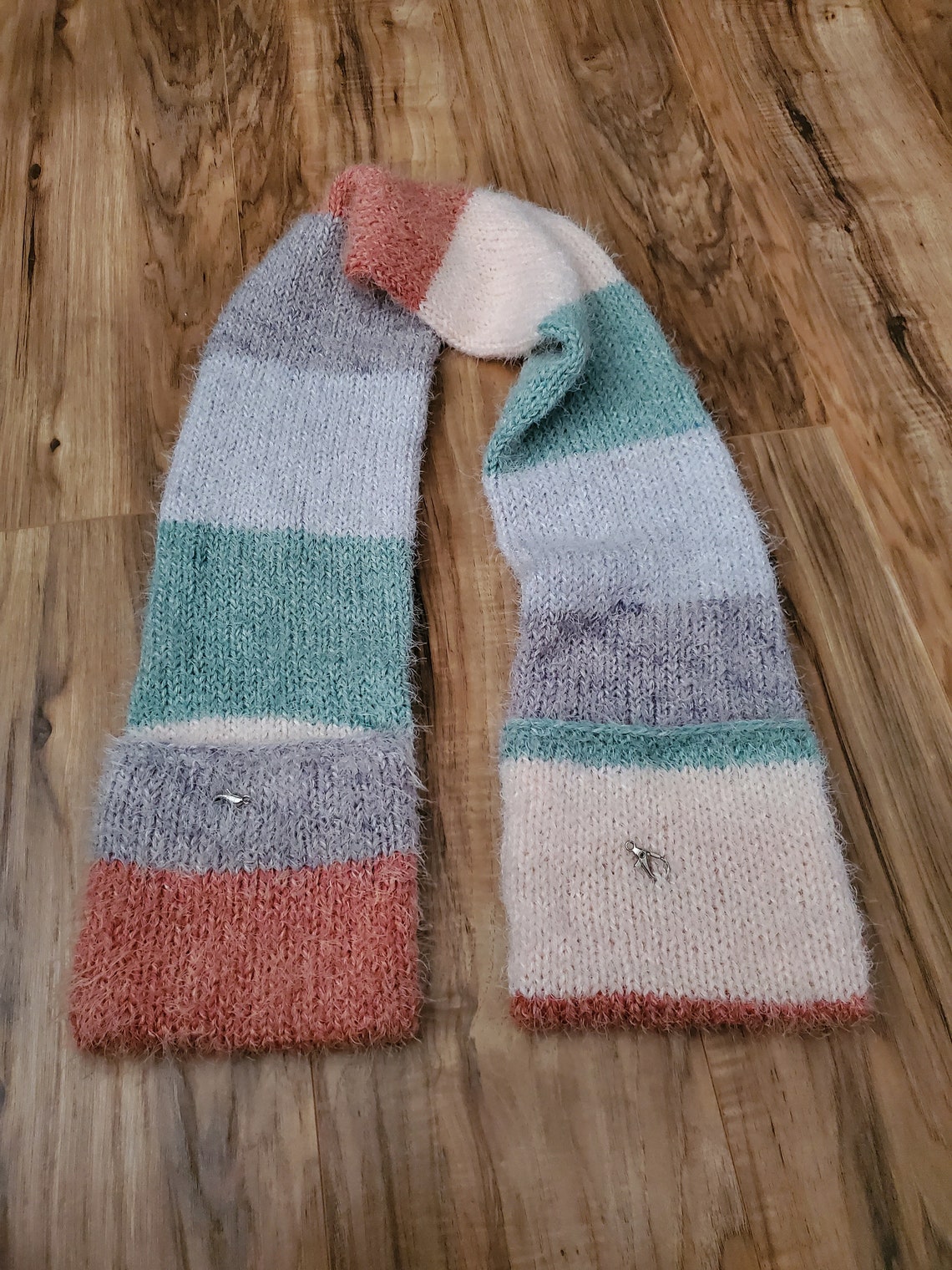 Pocket Scarf Addi Knitting Machine Pattern Pockets Wrap | Etsy