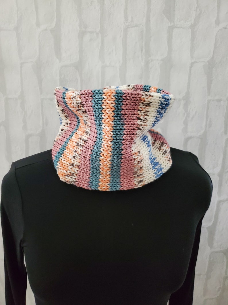 Seamless Infinity Scarf Machine Knit PATTERN / Sentro Addi - Etsy