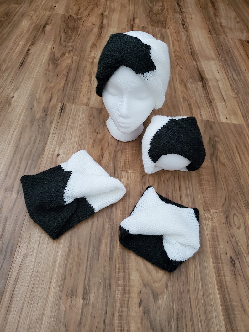 Twisted Headband Machine Knit PATTERN / Addi Twisted Seamless Headband ...