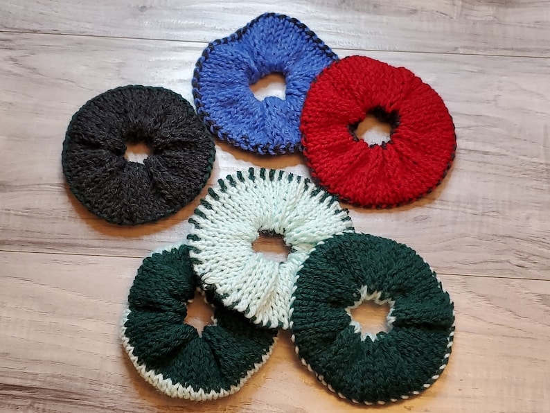 Addi Scrunchies Machine Knit Pattern Sentro Scrunchies - Etsy