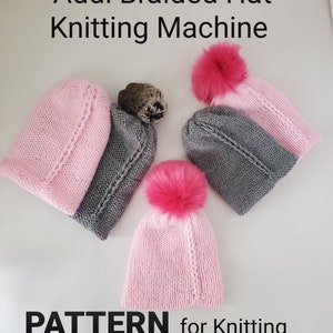 Addi Braided Hat PDF Machine-knitting PATTERN / Addi Express Knitting ...