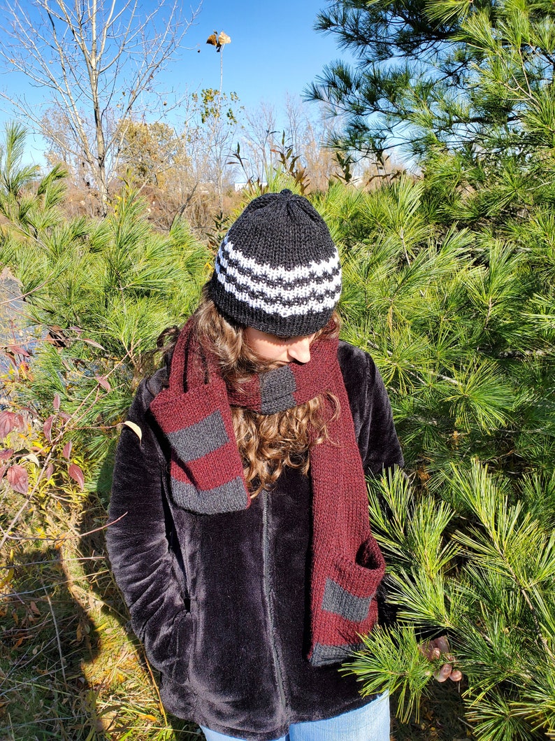 Addi Zig Zag Hat PDF machine-knitting PATTERN / Addi Express | Etsy