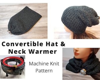 Addi Little Hearts Hat Machine Knit PATTERN Adult Child | Etsy