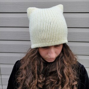 Addi Cat Hat Machine Knit Pattern | Sentro Machine Knitting Pattern ...