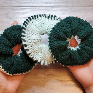 Addi Scrunchies Machine Knit Pattern | Sentro Scrunchies Pattern ...