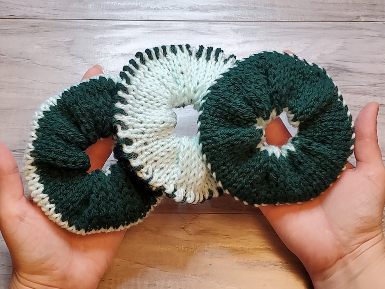Addi Scrunchies Machine Knit Pattern Sentro Scrunchies - Etsy Canada
