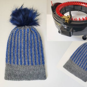Addi Olympic Hat Machine Knit PATTERN for 40, 46 and 48 Needles| Mommy ...