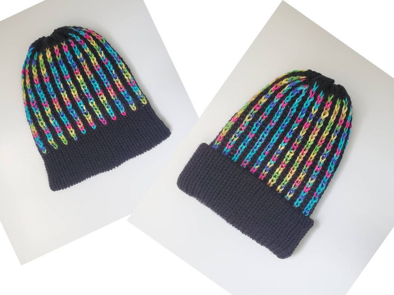 Addi Olympic Hat Machine Knit PATTERN for 40, 46 and 48 Needles| Mommy ...