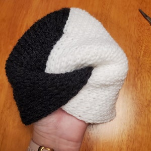 Baby Turban Addi Knitting Machine PATTERN / Newborn Hat Knit Machine ...