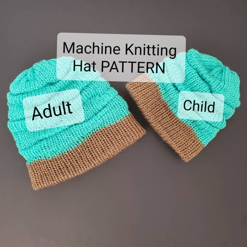 Addi Cat Hat Machine Knit Pattern Sentro Machine Knitting - Etsy