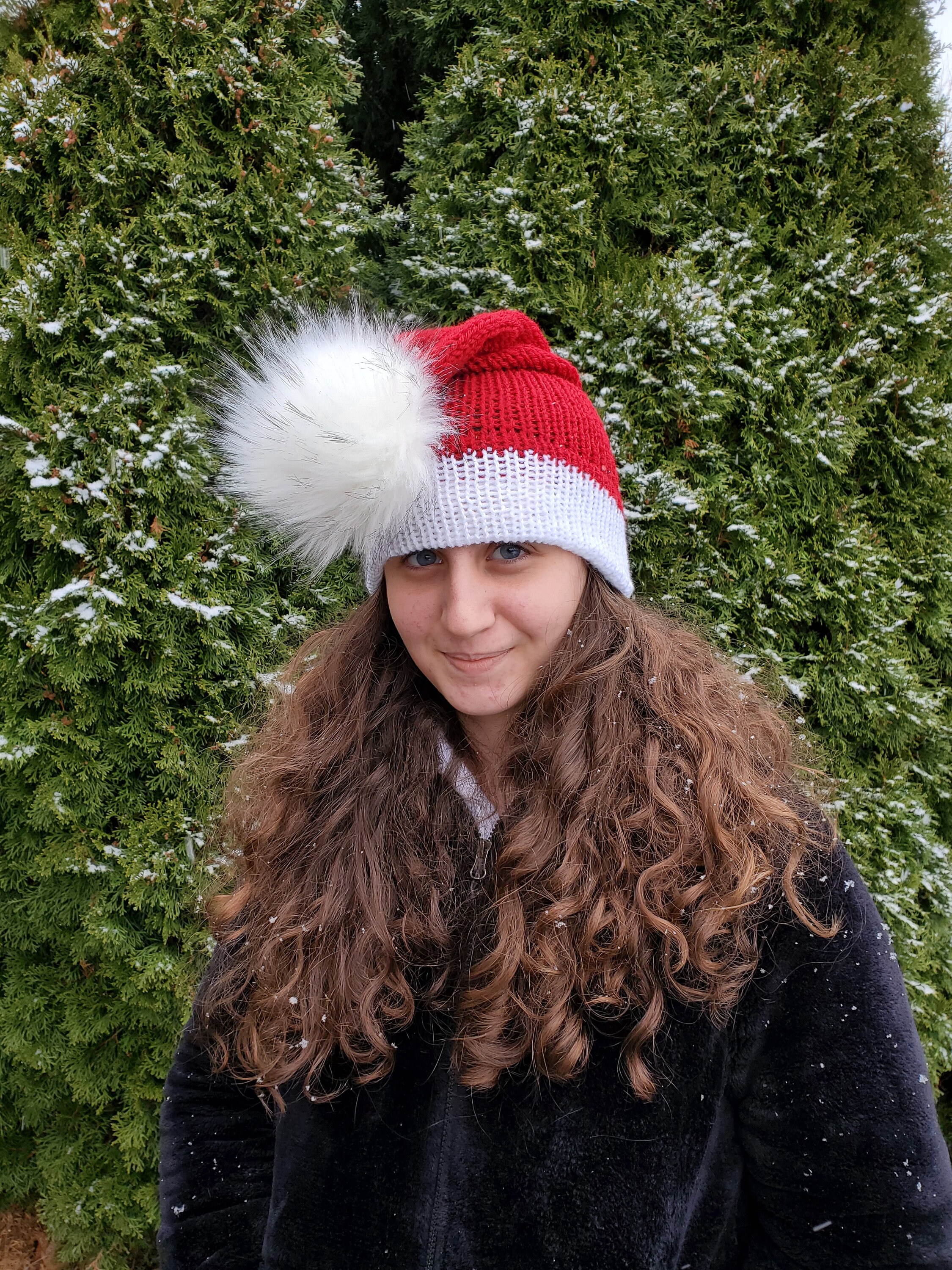 Santa Hat Machine Knit PATTERN / Addi Santa Hat Knitting Machine ...