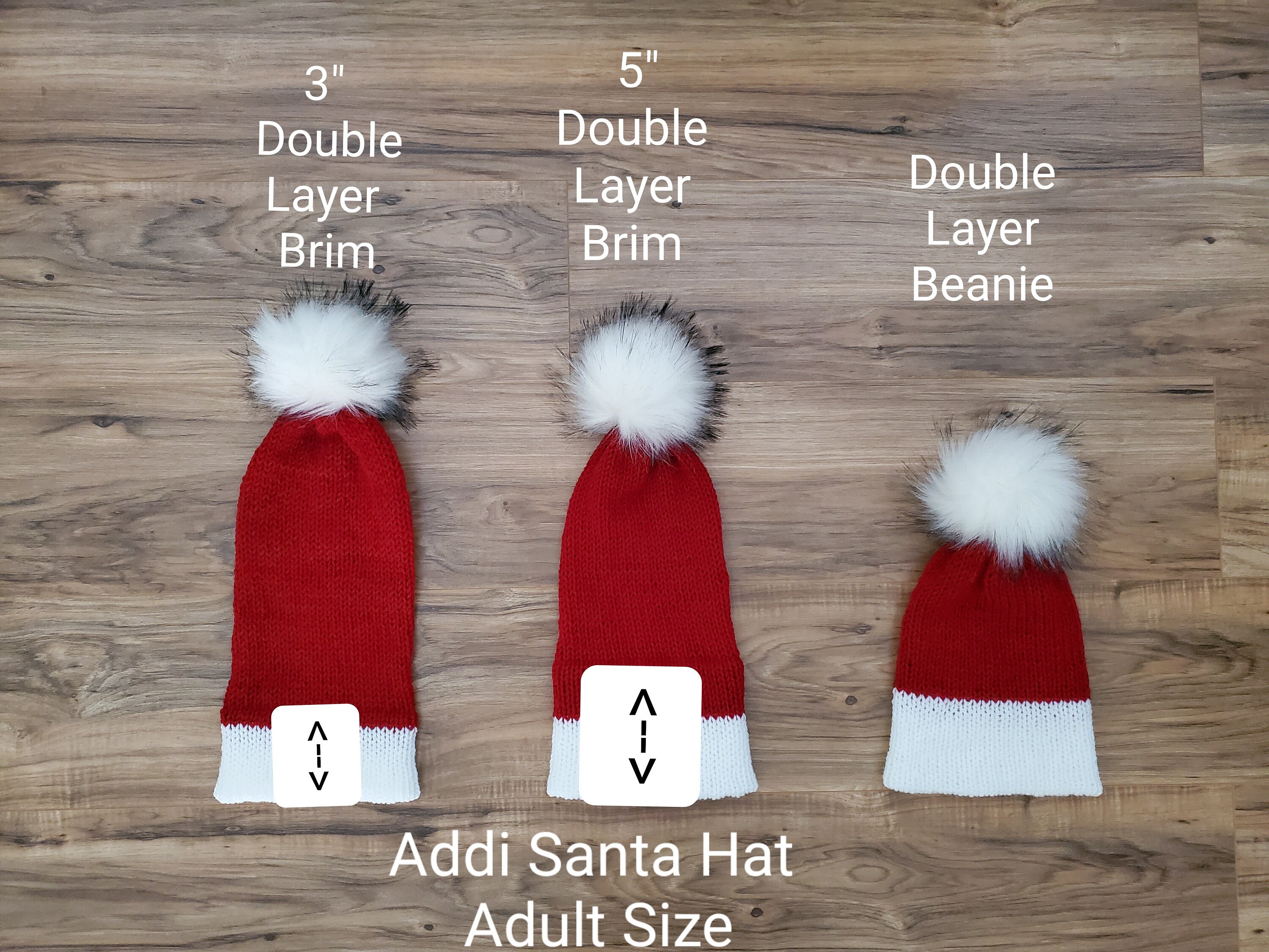 Santa Hat Machine Knit PATTERN / Addi Santa Hat Knitting Machine ...