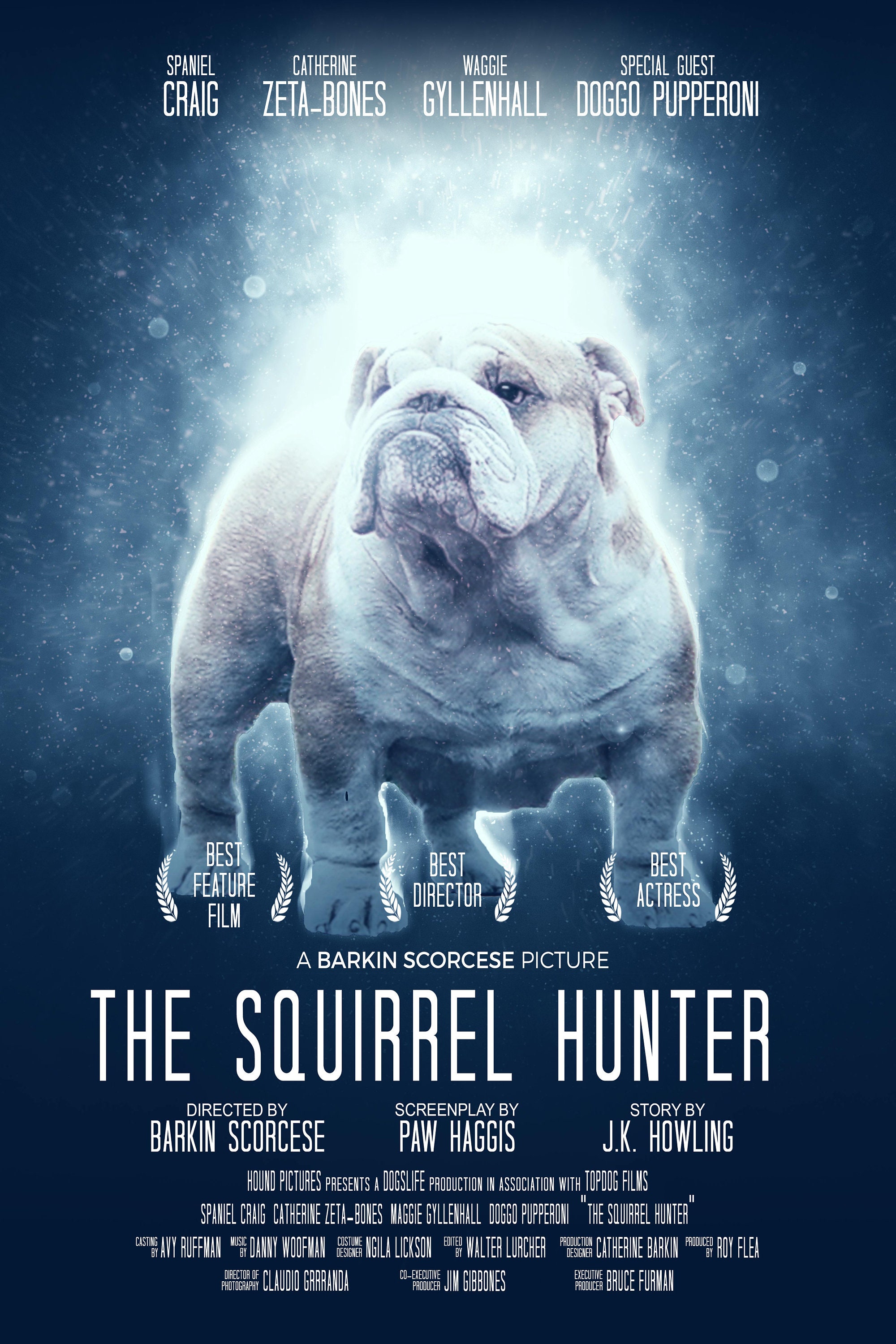 CUSTOM Movie Poster Print | Your Dog or Pet as a Movie Hero | 24x36 or ...